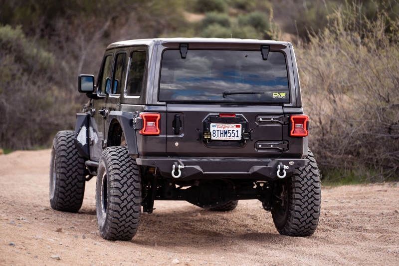 DV8 Offroad 18-22 Jeep Wrangler JL Spare Tire Delete Kit w/Light Mount